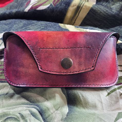 Free Pattern Leather Case For Sunglasses By Abzala