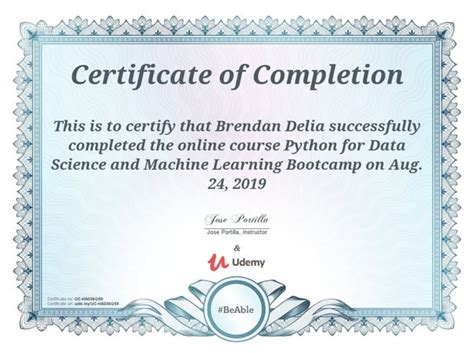 Udemy Complete Python Data Science And Machine Learning Course