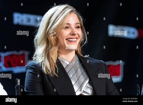 October 8 2022 New York New York USA CHLOE GRACE MORETZ ATTENDS Panel For Movie The