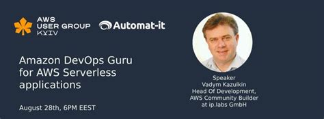webinar on devops guru for serverless applications oleksii bebych