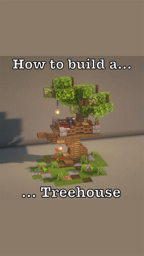 Minecraft How To Build A Treehouse IG Minecraft Luki Minecraft Cottage Minecraft