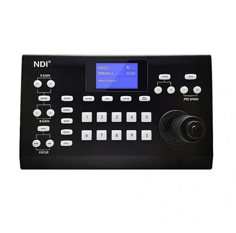 PTZ Camera Video PTZ Keyboard Control KT610 PTZ CAMERA KEYBOARD CONTROLLER NDI KAMERA