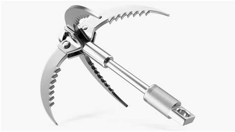 folding climbing grappling hook 3d model 24 3ds blend c4d fbx