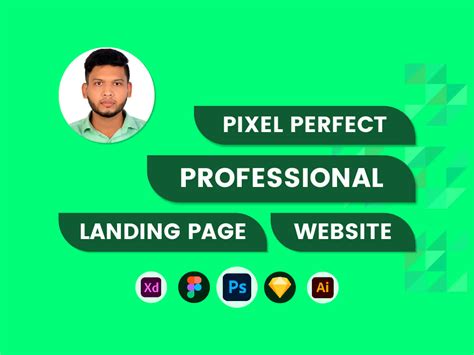 custom landing page responsive web design upwork