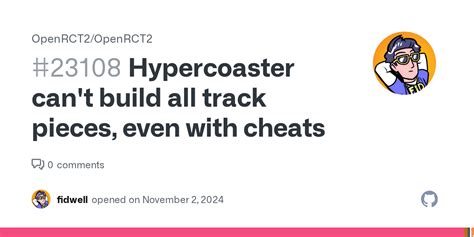 hypercoaster can t build all track pieces even with cheats · issue