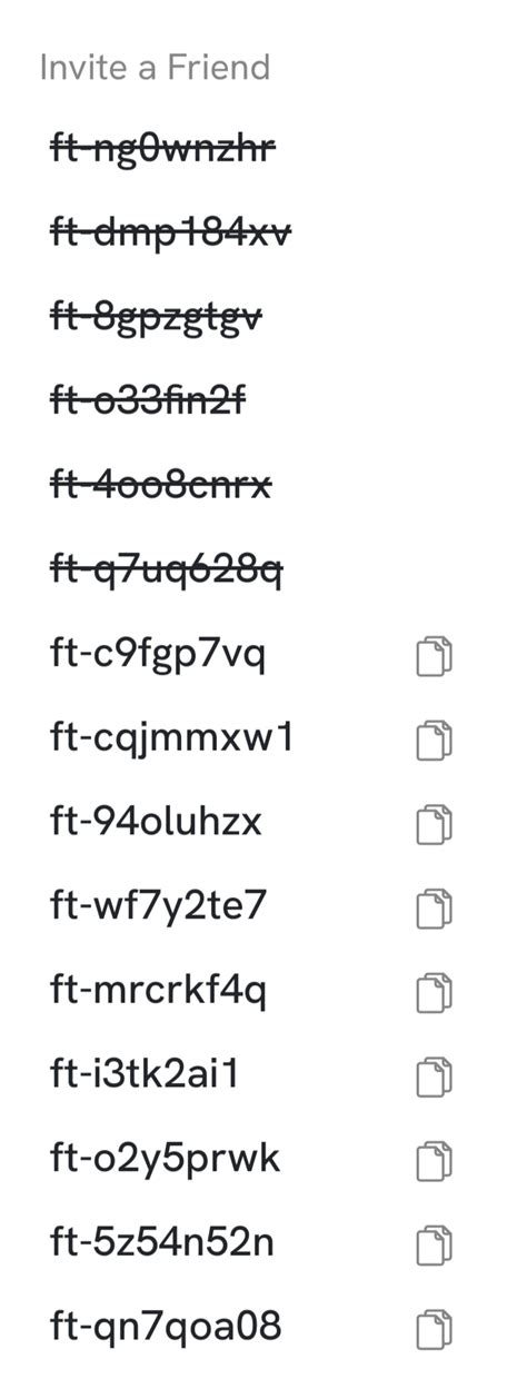 more codes r friendtechinvites