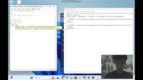 Tugas Pemrograman Komputer 2pembelajaran String Dan Input Data Youtube