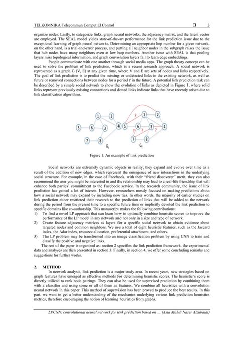 Lpcnn Convolutional Neural Network For Link Prediction Based On Network Structured Features