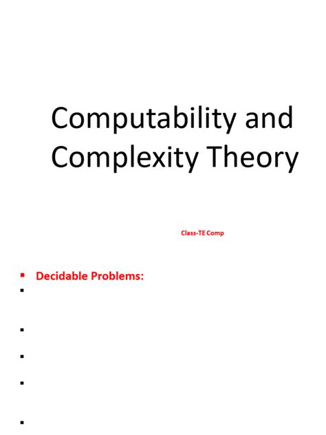 Final Toc Unit Vi Pdf Time Complexity Computational Complexity Theory