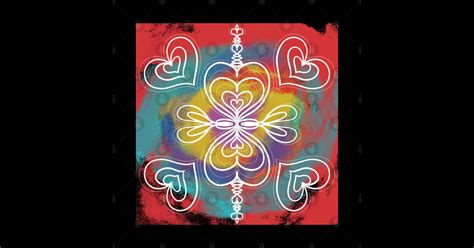 Valentine Random Colours Heart Pattern Sticker Teepublic