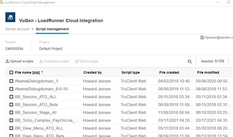 Vugen Loadrunner Cloud Integration Needs To Supportshow Label From Lrc
