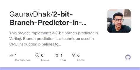 Github Gauravdhak2 Bit Branch Predictor In Verilog This Project