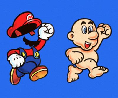 The Random Melly Button Blog Naked Mario