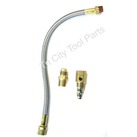 Stainless Steel Braided Air Exhaust Tube Retrofit Kit Craftsman