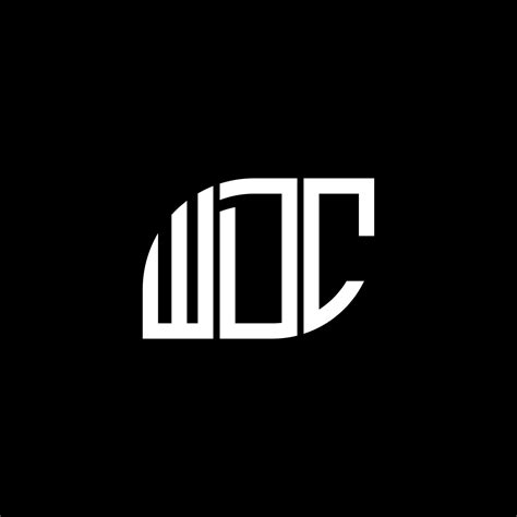 WDC Letter Logo Design On Black Background WDC Creative Initials Letter Logo Concept WDC