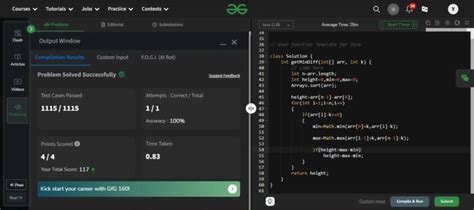 Yeshwanthraj G On Linkedin Gfg160 Geekstreak2024 Problemsolving