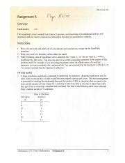 Unit 6 Assignment Pdf Course Hero