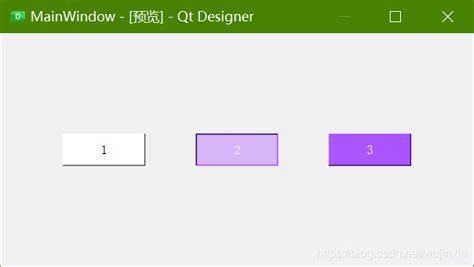 Qtdesigner：实现按钮qpushbutton的单选互斥（图文）qt按钮互斥wujinxia的博客 Csdn博客