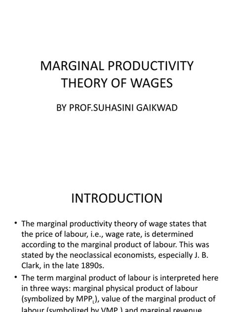 Educational Productivity Theory National Education