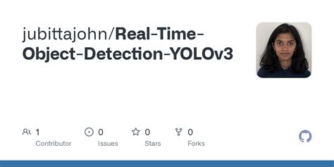 GitHub Jubittajohn Real Time Object Detection YOLOv
