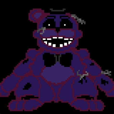 Shadow Freddy Pixel Art