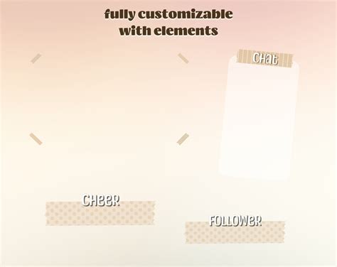 Fully Aminated Stream Overlay For Twitch Youtube Streamlabs OBS Light Room Package With