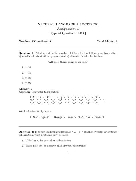 Assignment 1 Pdf Syntax Cognitive Science