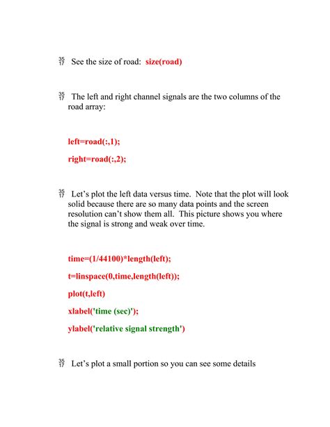 sound processing in matlab program speech pdf