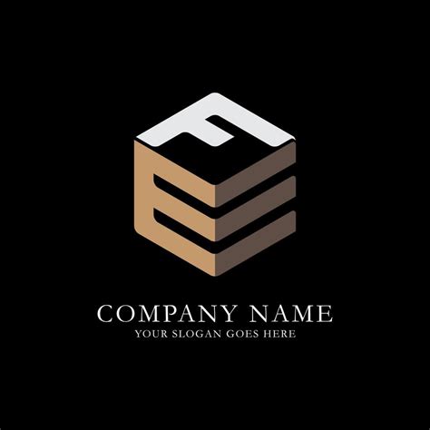 Ef Initial Letter Logo Inspiration E And F Combination Logo Vector With Hexagonal Idea 16939008