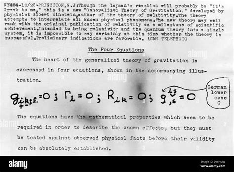 Einsteins Four Equations Einsteins New Generalized Theory Of