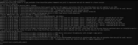 Tftestisgpuavailable Returns False Cuda Setup And Installation Nvidia Developer Forums