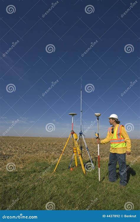 Gps Surveying Stock Photo Image Of Measuring Cartography