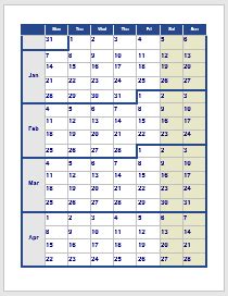 Free 2020 Excel Calendar Blank And Printable Calendar XLS