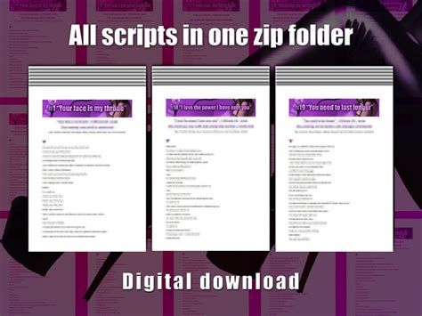 Joi Script Bundle For Content Creator On Onlyfans Fansly Female