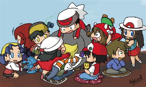 Colors Live Chibi Pokemon Trainers By Ashivrel