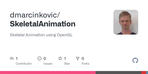 Github Dmarcinkovicskeletalanimation Skeletal Animation Using Opengl