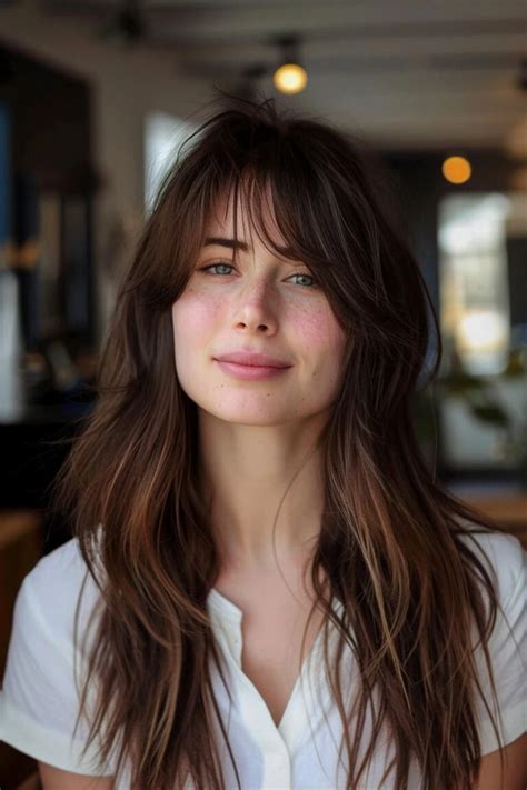 45 Stunning Examples Of Long Hair With Bangs Flos Blog