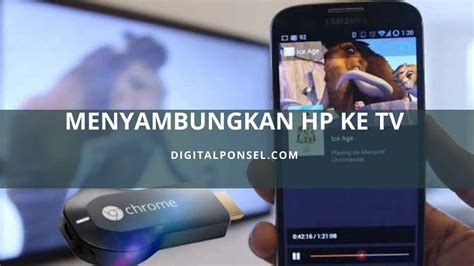 Cara Menyambungkan HP Ke TV Via HDMi Cromecast Dan Miracast