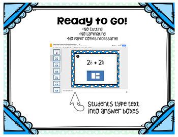 Adding Mixed Numbers Digital Task Cards For Google Drive By Nicole Williams