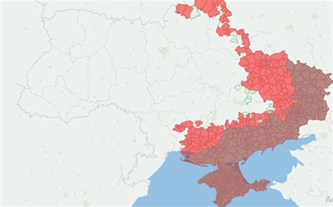 Окуповані території України на сьогодні огляд ситуації карта
