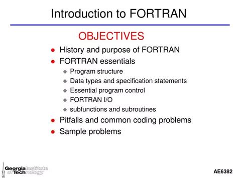 ppt introduction to fortran powerpoint presentation free download