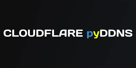 github tcsmasked cloudflare pyddns an automatic cloudflare dns