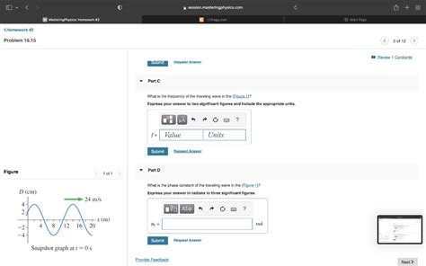 Solved What Is The Amplitude Of The Traveling Wave In The