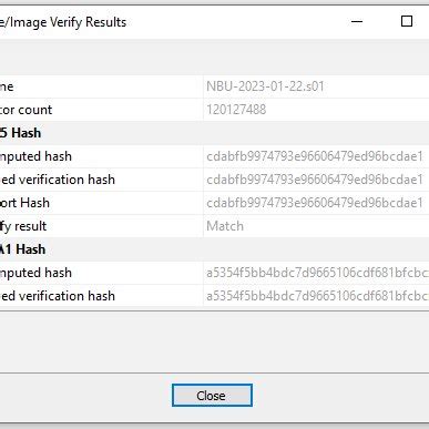 Hashing Collected Data Using HashMyFiles Tool Download Scientific Diagram