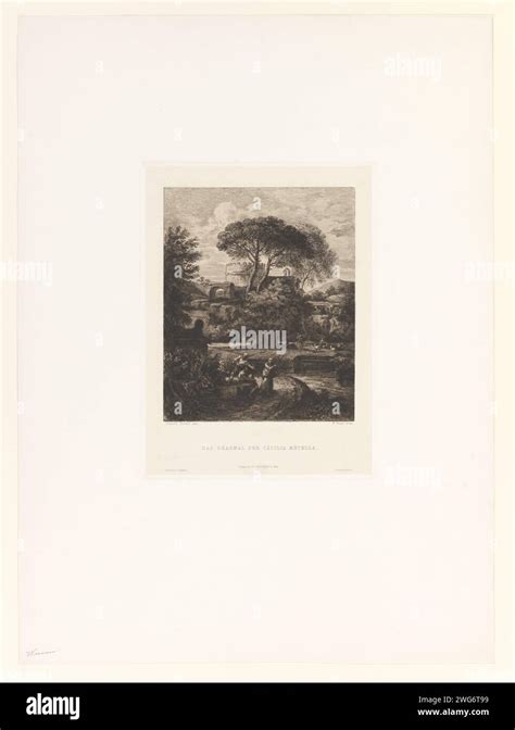 Landscape With A View Of The Burial Monument Of Cecilia Metella