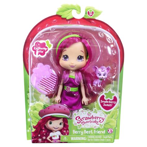 Игрушка Шарлотта Земляничка Кукла Малинка с питомцем, 15 см, кор ...