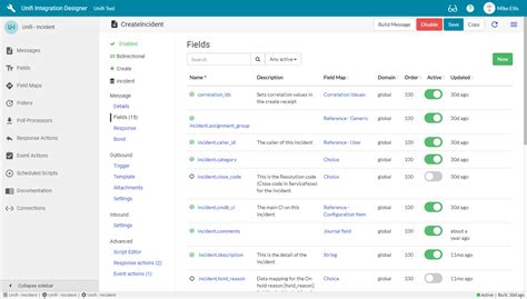 Messages Unifi Documentation