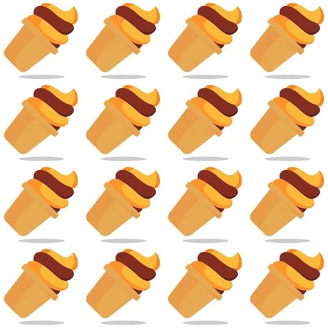 Premium Vector Ice Cream Pattern 25