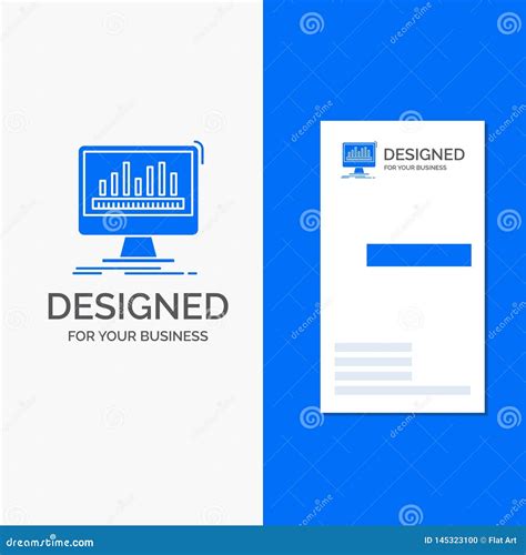 Business Logo For Analytics Processing Dashboard Data Stats Vertical Blue Business