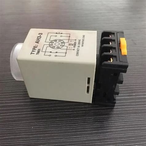 Ac 220v Delay Timer Time Relay 0 60 Seconds 0 60 Minutes Ah3 3 With Socket Base Buy Time Relay